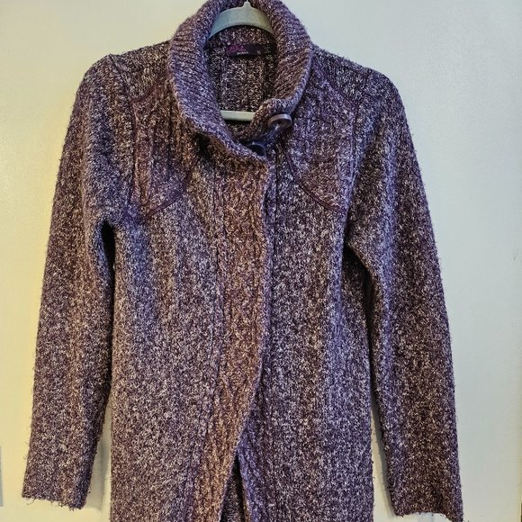 Prana | Sweaters | Heathered Purple Prana Duster | Poshmark